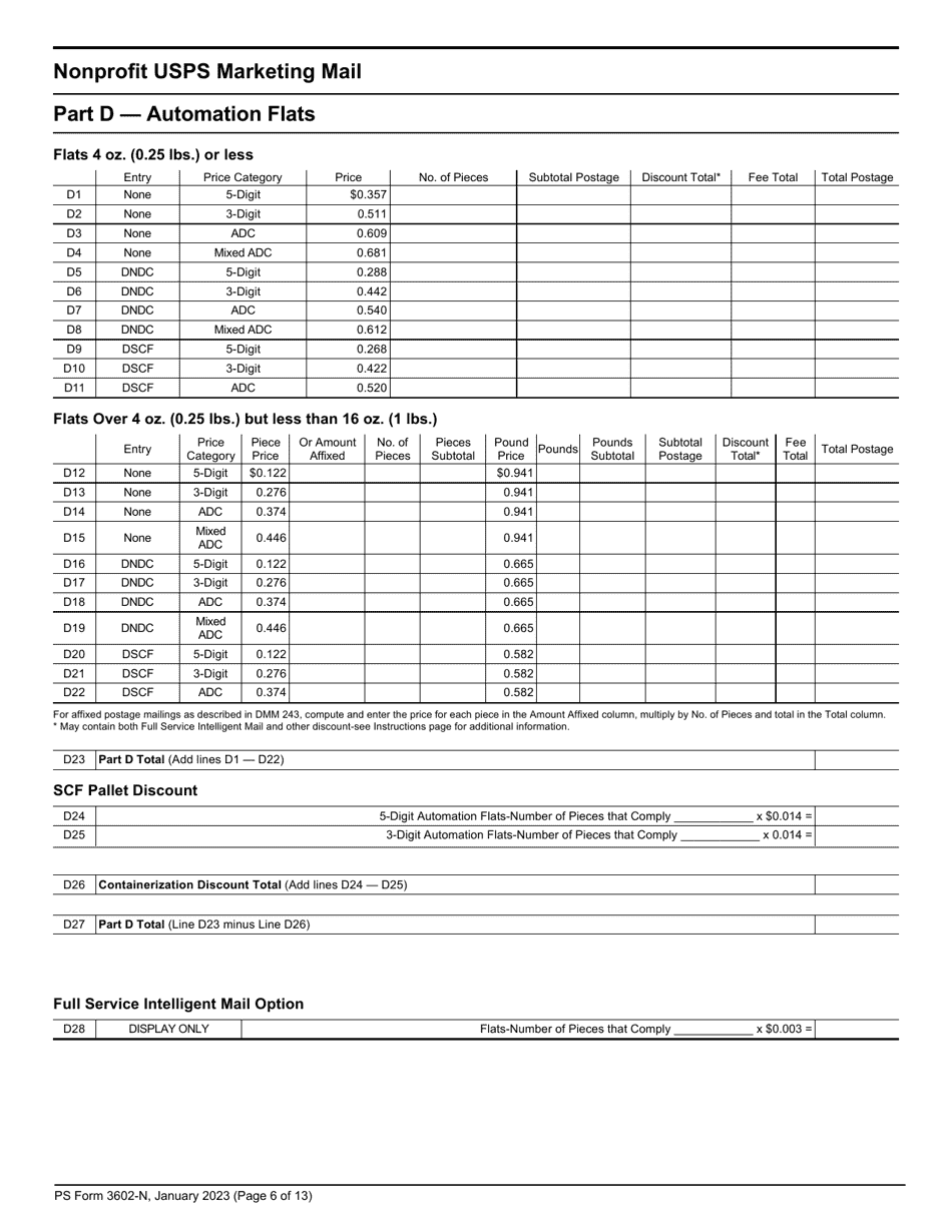 PS Form 3602 N Fill Out Sign Online And Download Printable PDF