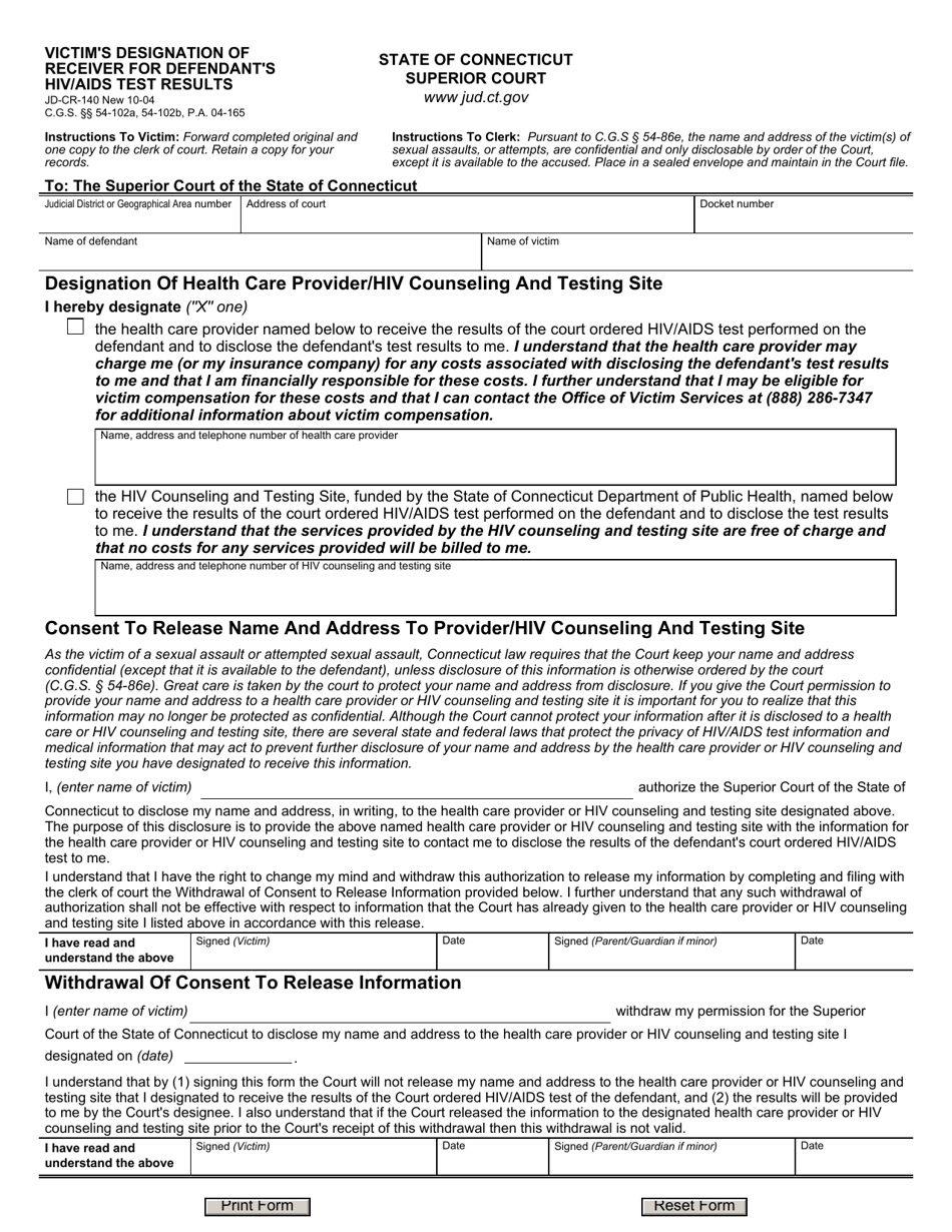 Form JD-CR-140 - Fill Out, Sign Online and Download Fillable PDF ...