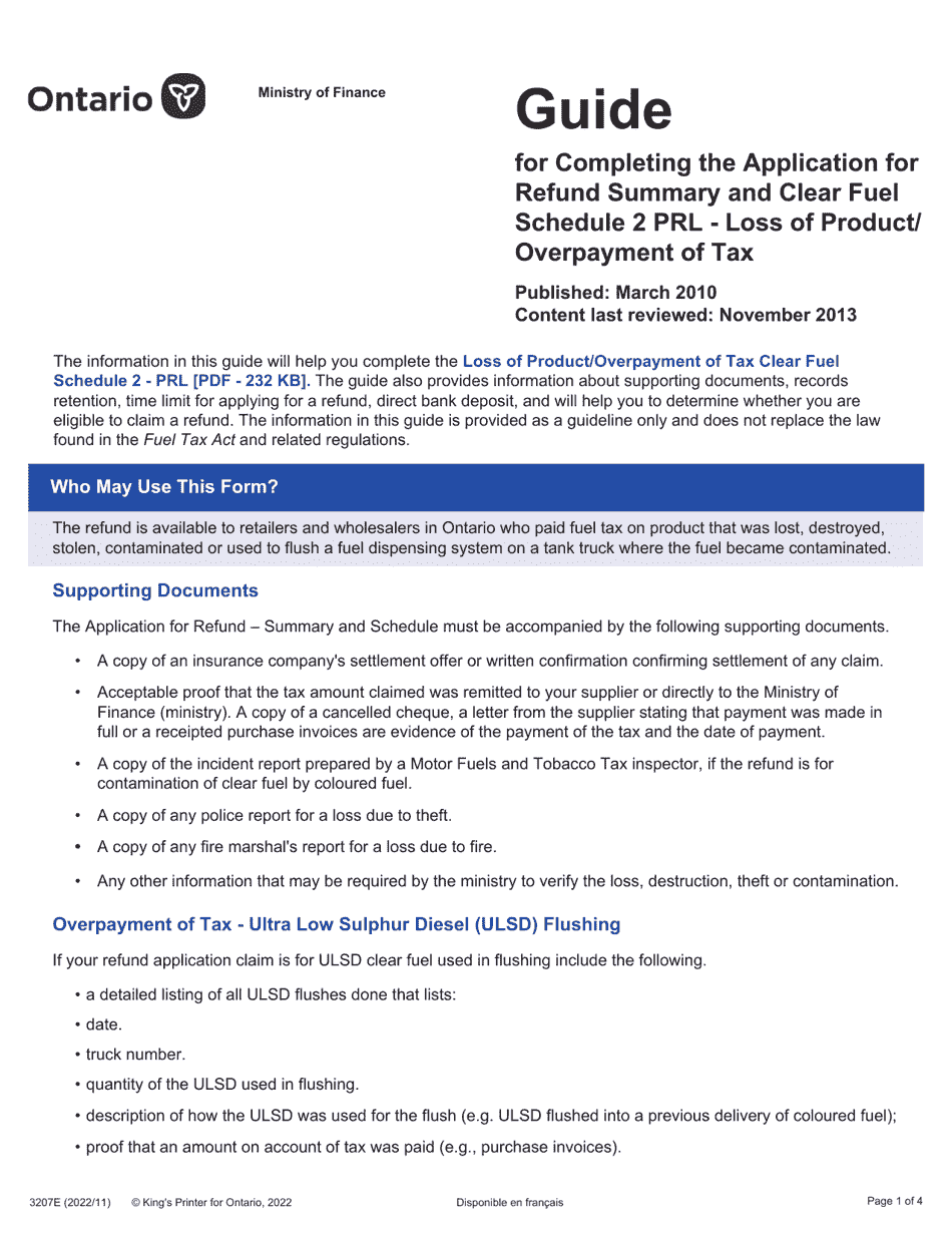 Download Instructions for Form 3207E Guide for Completing the ...