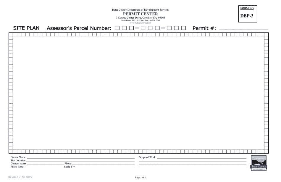 Form DBP-3 - Fill Out, Sign Online and Download Fillable PDF ...