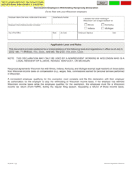 Form W-220 Download Fillable PDF or Fill Online Nonresident Employee's ...
