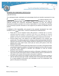 California Tool C-2: Job Retention Certification Form - Fill Out, Sign Online and Download PDF ...