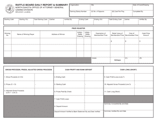 Form SFN61072 - Fill Out, Sign Online and Download Fillable PDF, North ...