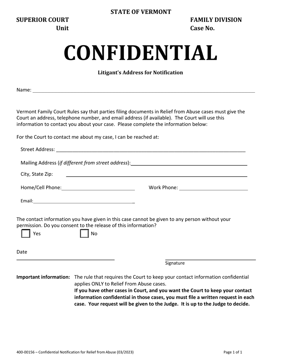 Form 400-00156 - Fill Out, Sign Online and Download Fillable PDF ...