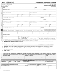 Form VT-003 - Fill Out, Sign Online and Download Fillable PDF, Vermont ...