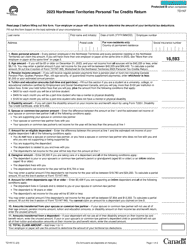 Form TD1NT - 2023 - Fill Out, Sign Online and Download Fillable PDF ...
