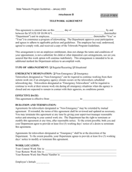Hawaii Telework Agreement - Fill Out, Sign Online and Download PDF ...