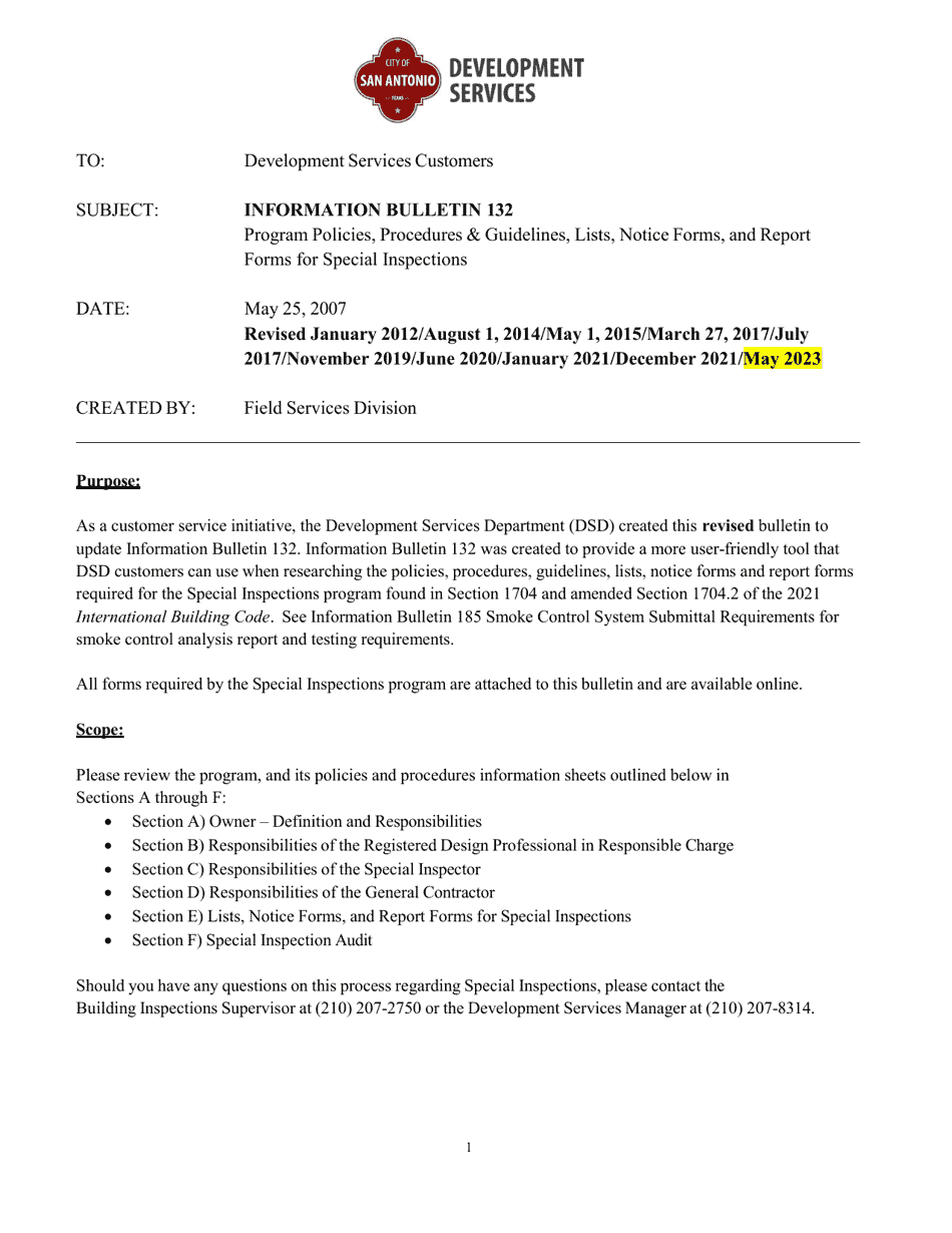 City of San Antonio, Texas Program Policies, Procedures & Guidelines ...