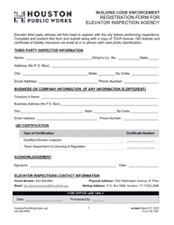 Form CE-1351 - Fill Out, Sign Online and Download Fillable PDF, City of Houston, Texas ...
