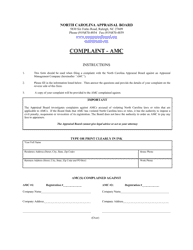 North Carolina Complaint - Amc - Fill Out, Sign Online and Download PDF ...