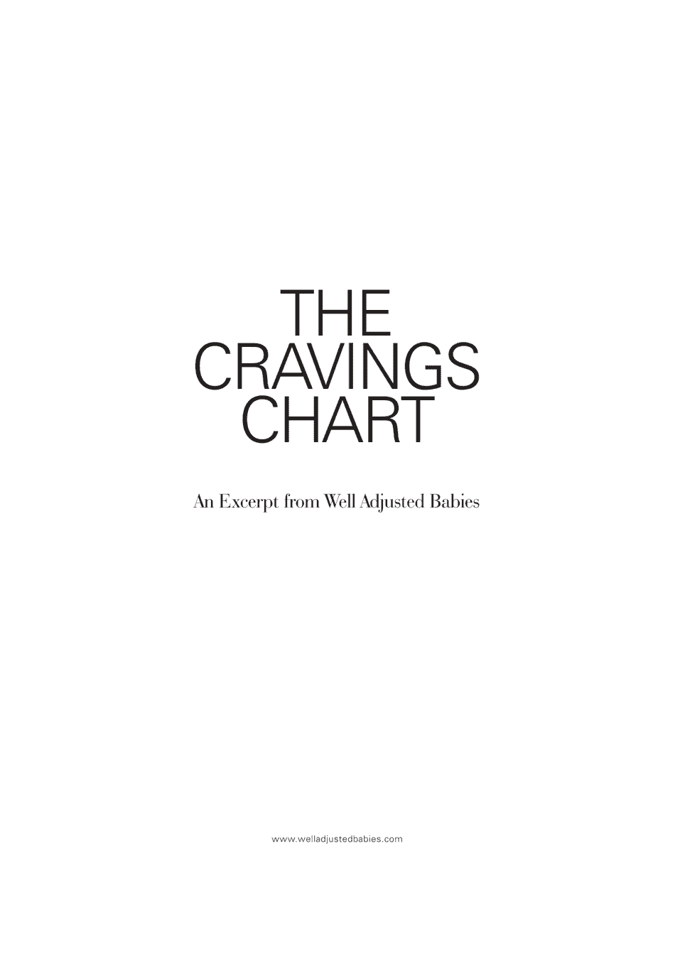 Post Birth Cravings Chart Download Printable PDF | Templateroller