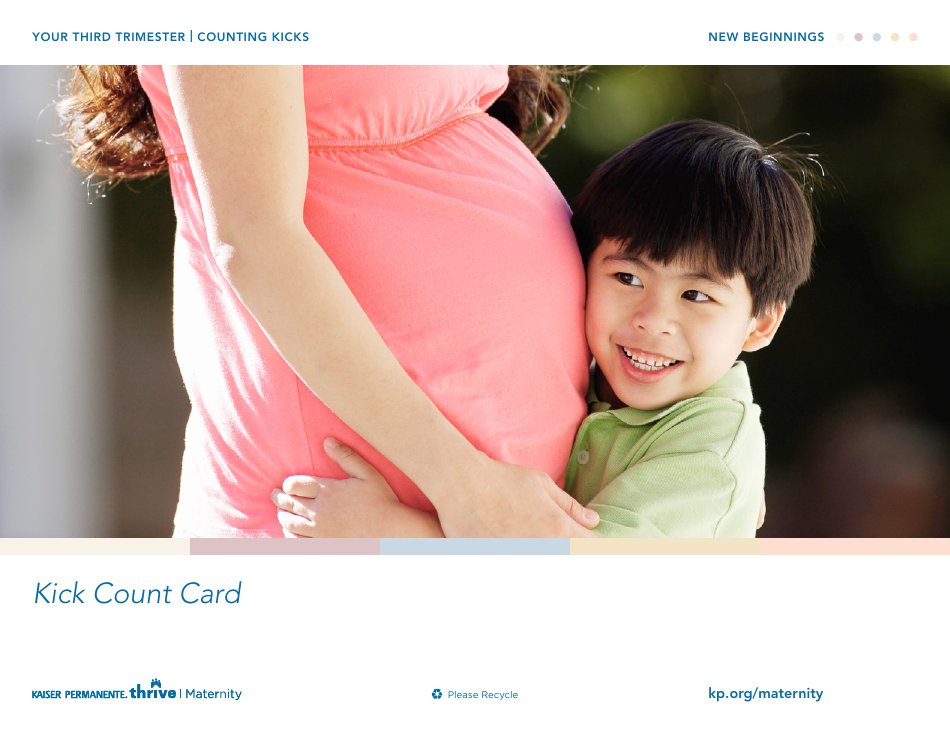 Kick Count Card Template Download Fillable PDF | Templateroller