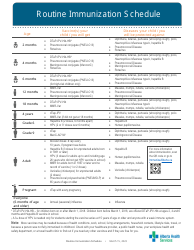 Alberta Canada Routine Immunization Schedule - Fill Out, Sign Online ...