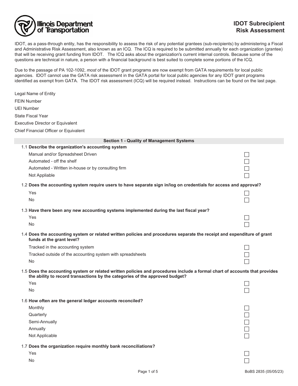 Form BoBS2835 - Fill Out, Sign Online and Download Fillable PDF ...