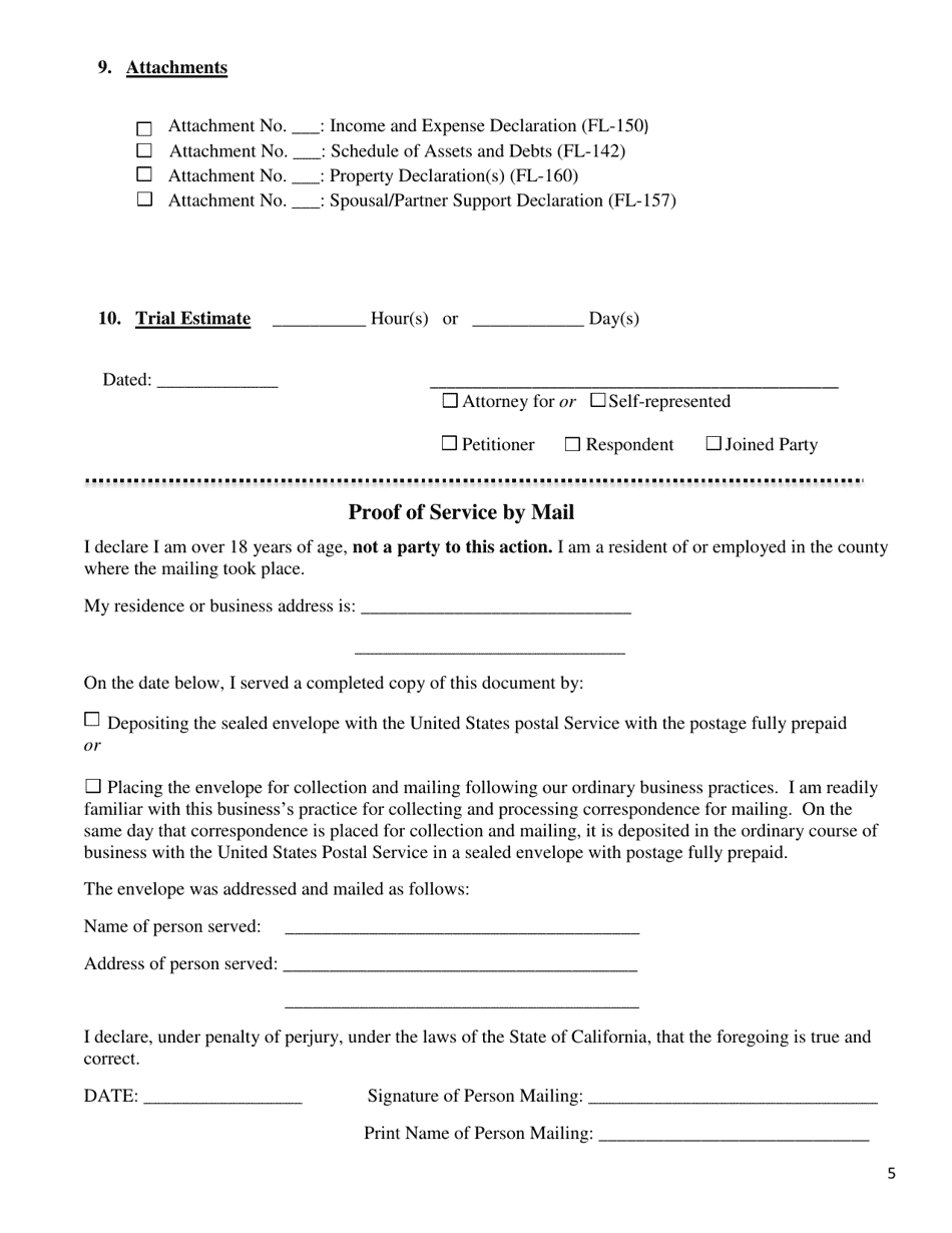 Form SJ-FL-105 - Fill Out, Sign Online and Download Fillable PDF ...