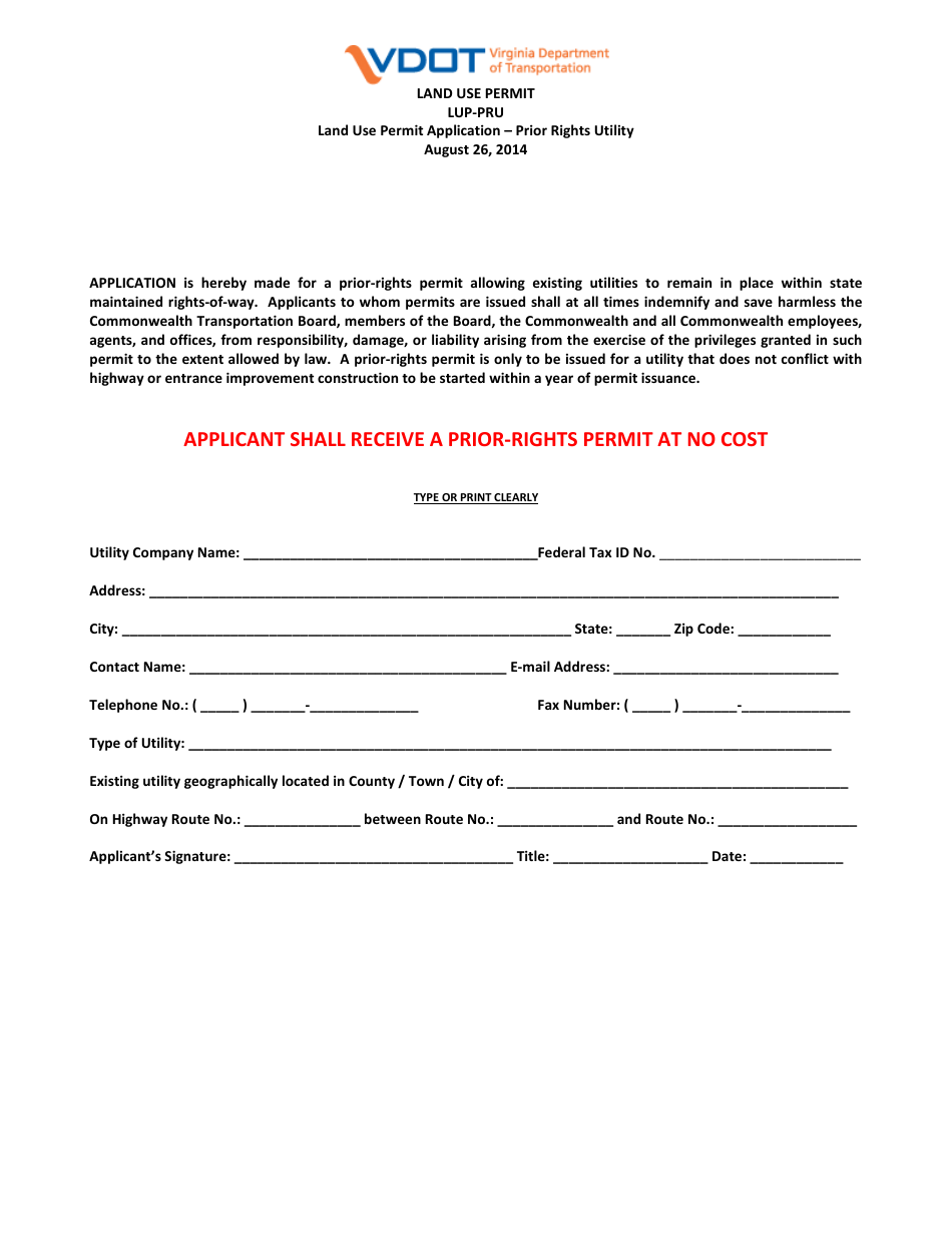 Form LUP-PRU - Fill Out, Sign Online and Download Fillable PDF ...