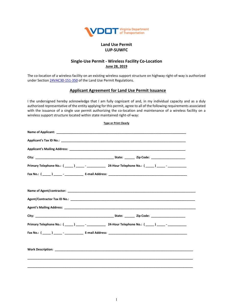 Form LUP-SUWFC - Fill Out, Sign Online and Download Fillable PDF ...