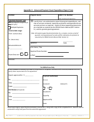 Minnesota Advanced Payment Grant Expenditure Report Form - Fill Out ...