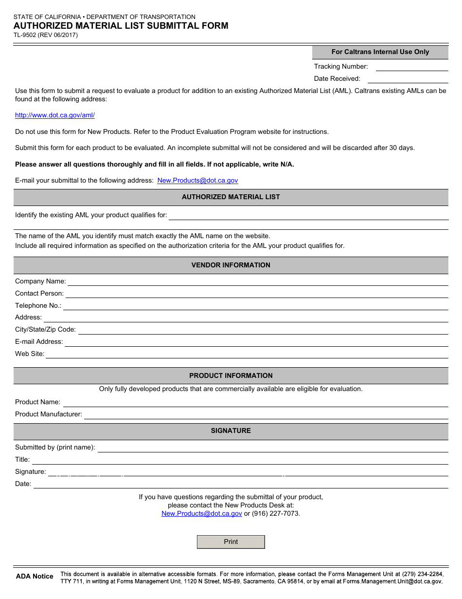 Form TL-9502 - Fill Out, Sign Online and Download Fillable PDF ...