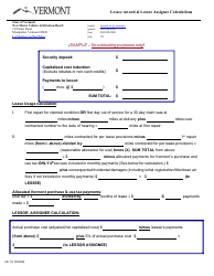 Form VX-111 - Fill Out, Sign Online and Download Fillable PDF, Vermont ...