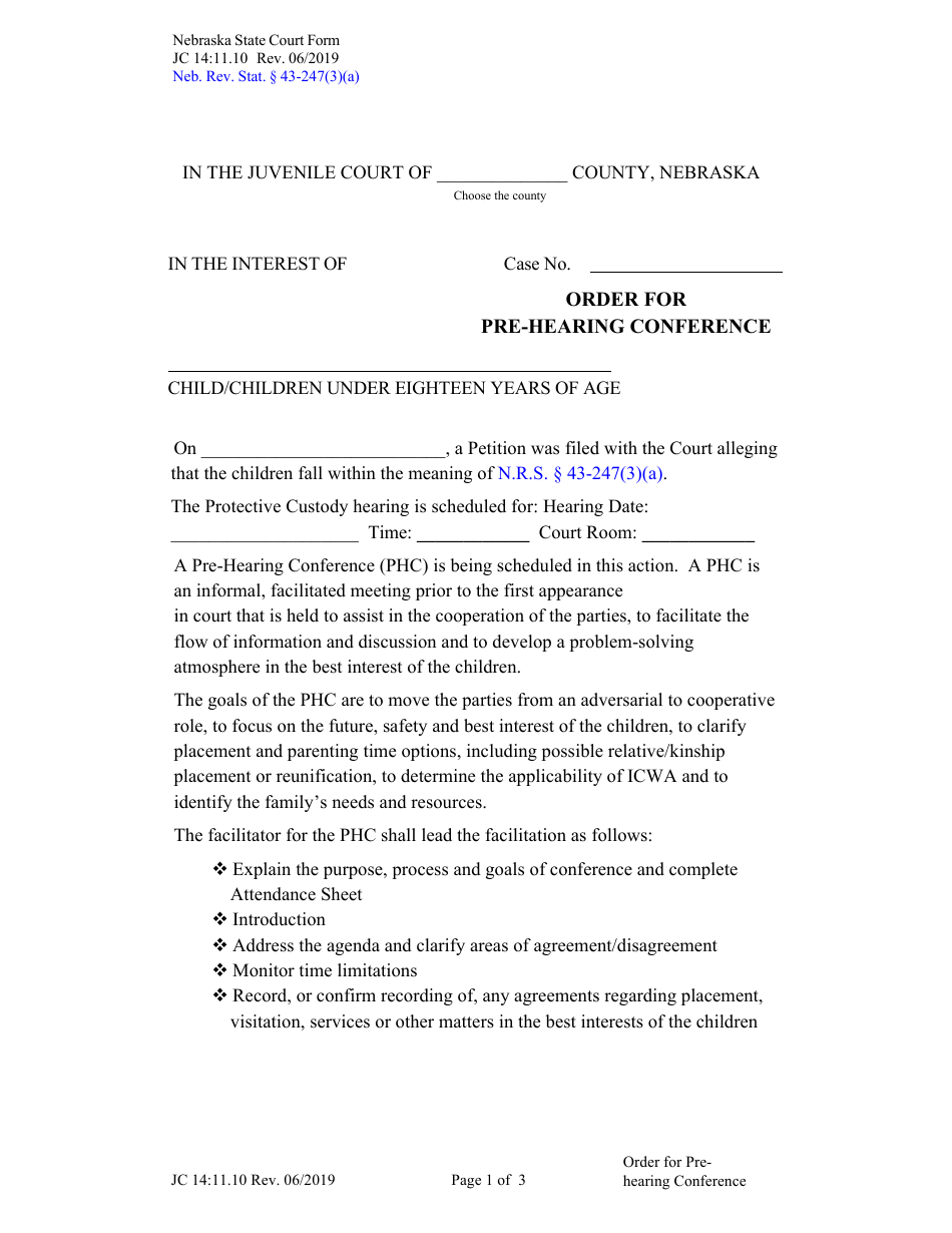 Form JC14:11.10 - Fill Out, Sign Online and Download Fillable PDF ...