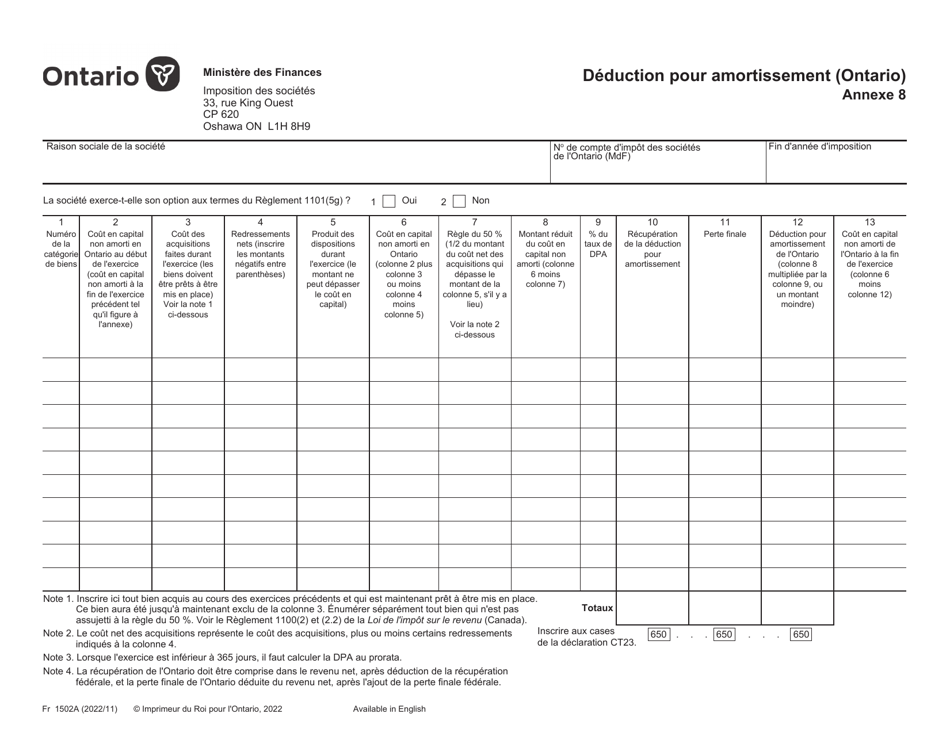Forme 1502A Agenda 8 - Fill Out, Sign Online and Download Fillable PDF ...