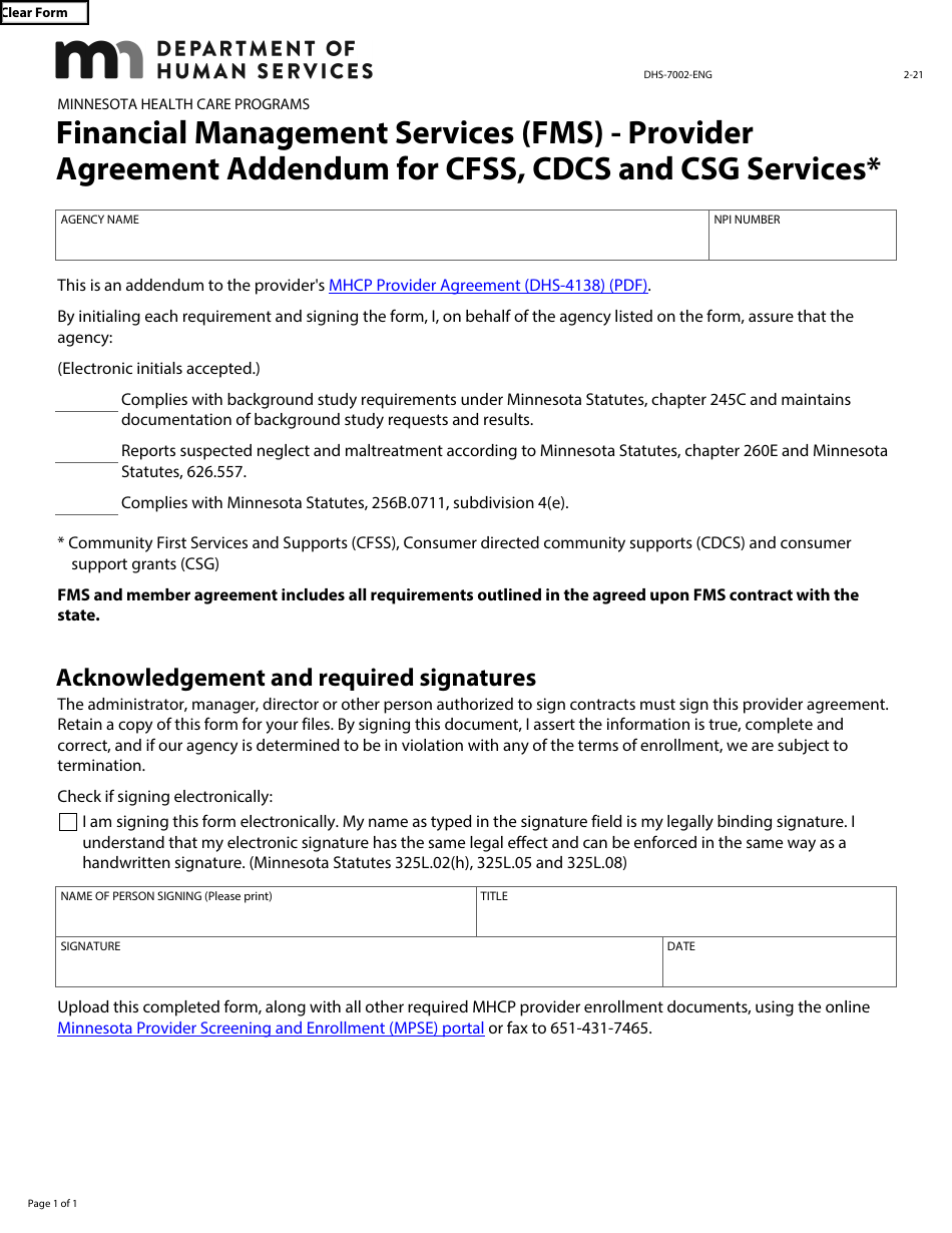 Form DHS-7002-ENG - Fill Out, Sign Online and Download Fillable PDF ...