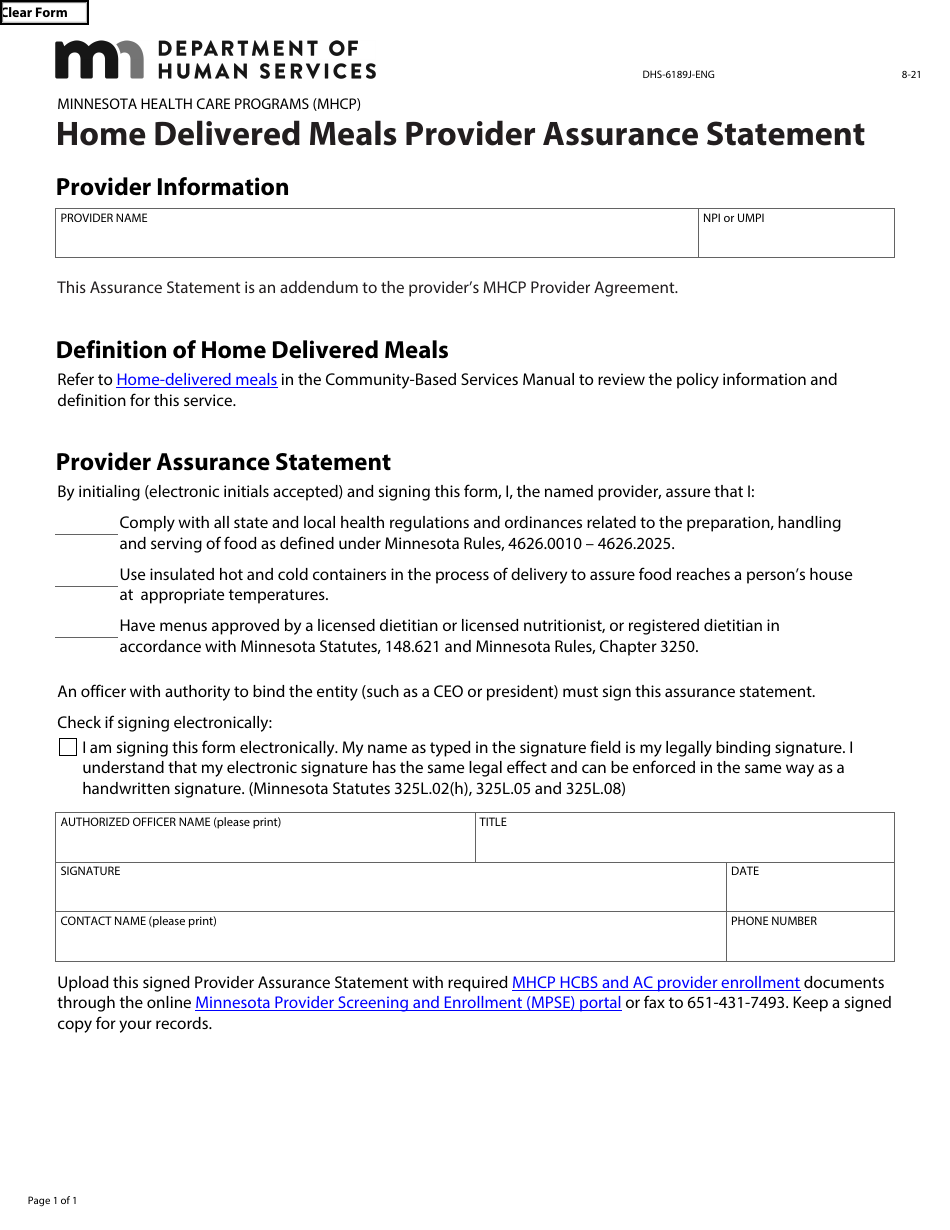 Form DHS-6189J-ENG - Fill Out, Sign Online and Download Fillable PDF ...