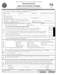 Form F4 - Fill Out, Sign Online and Download Fillable PDF, Oregon ...