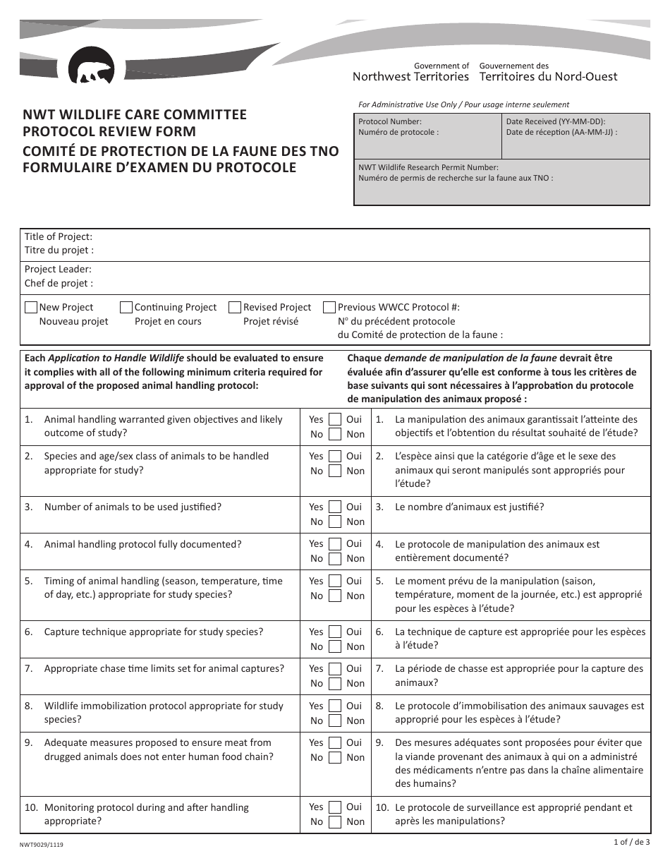 Form NWT9029 - Fill Out, Sign Online and Download Fillable PDF ...