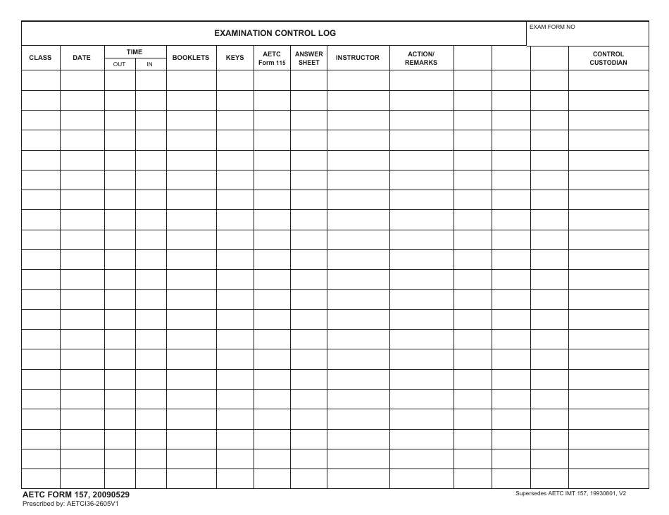 AETC Form 157 - Fill Out, Sign Online and Download Fillable PDF ...