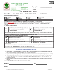 Form 05 Download Fillable PDF or Fill Online Cool Reroof Data Sheet ...