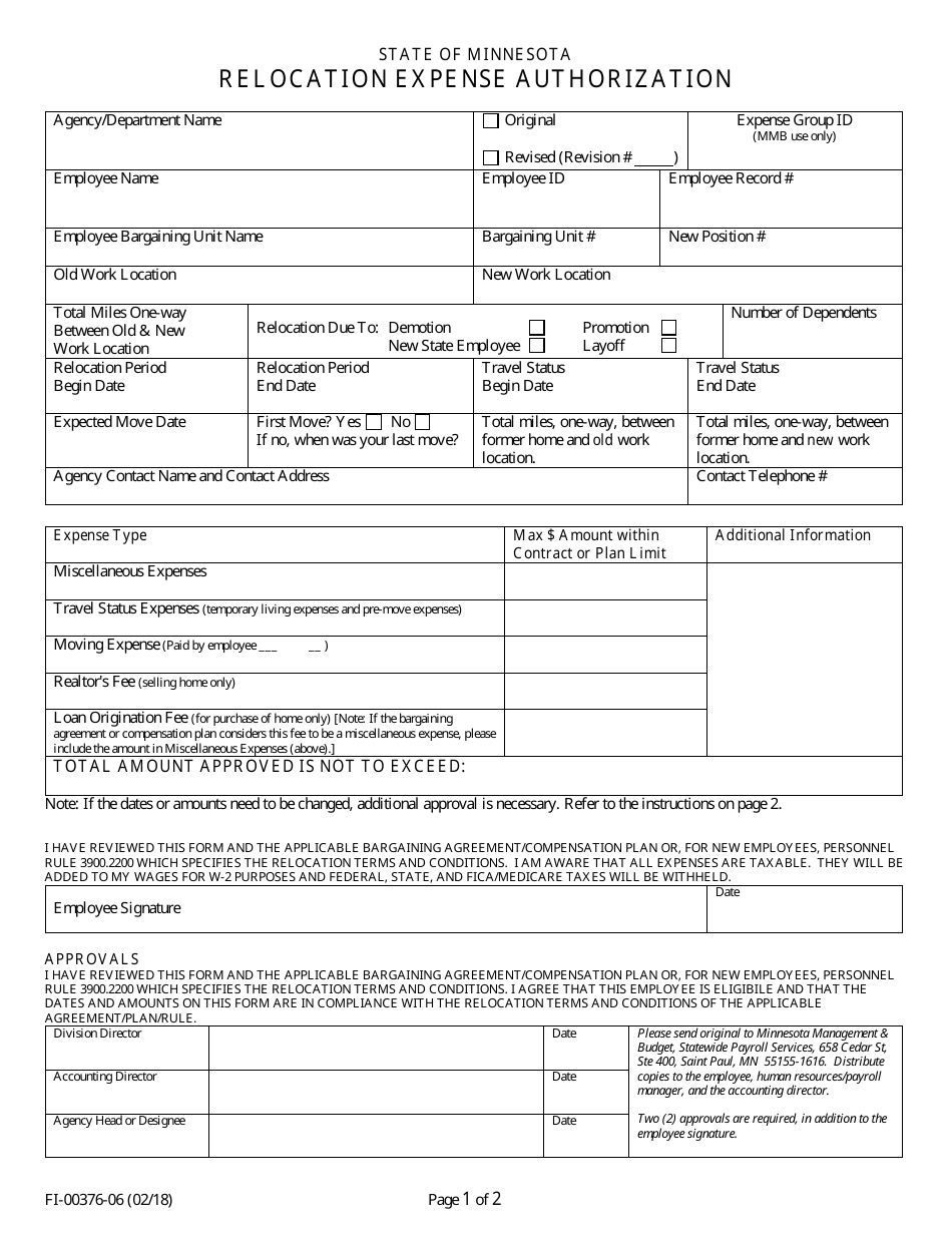 Form FI-00376-06 - Fill Out, Sign Online and Download Printable PDF ...