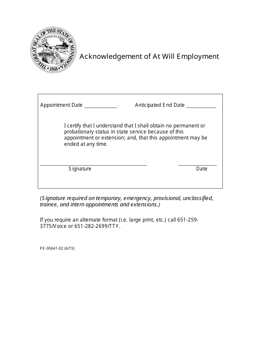 Form PE-00641-02 - Fill Out, Sign Online and Download Printable PDF ...