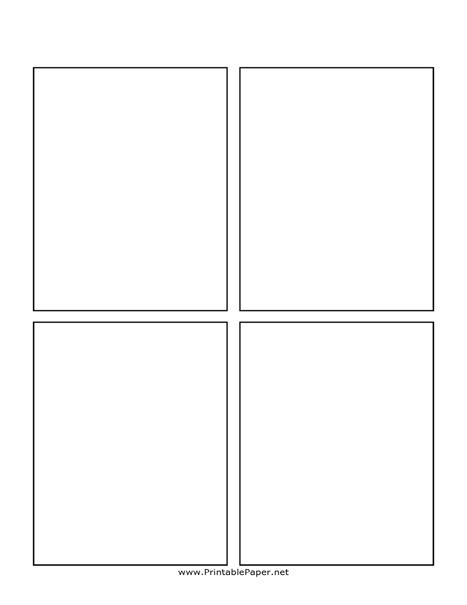 Comic Book Page Template Four Download Printable PDF Templateroller comic-book-page-template-four-download-printable-pdf-templateroller