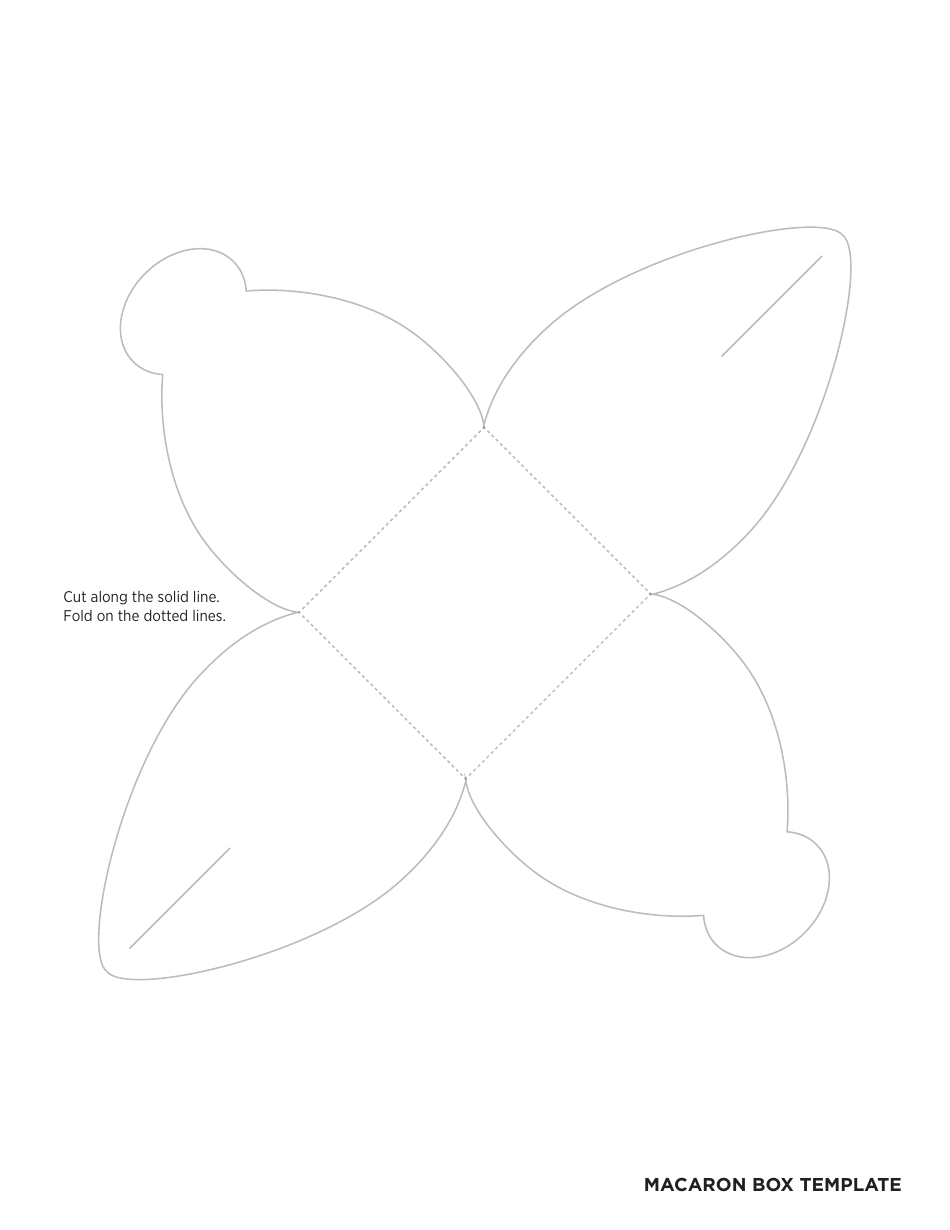 Macaron Box Template Download Printable PDF | Templateroller