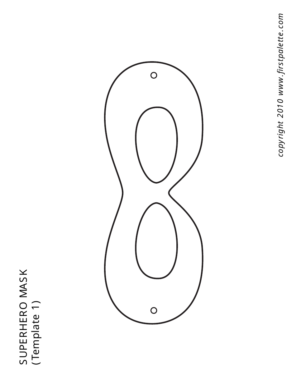 Superhero Mask Template - Classic Download Printable PDF | Templateroller
