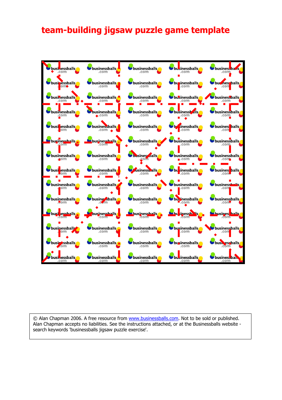 Team-Building Jigsaw Puzzle Game Template - Alan Chapman Download ...