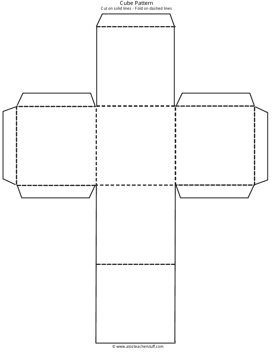Cube Pattern Template Download Printable PDF | Templateroller