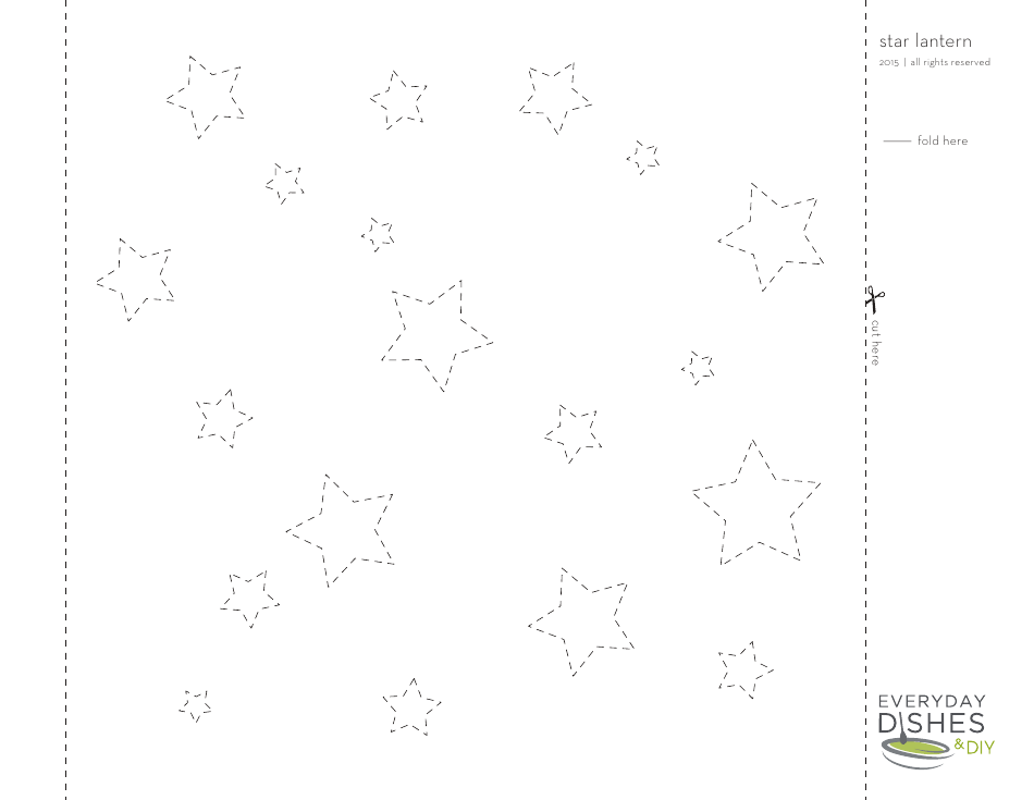 Star Lantern Template Download Printable PDF | Templateroller