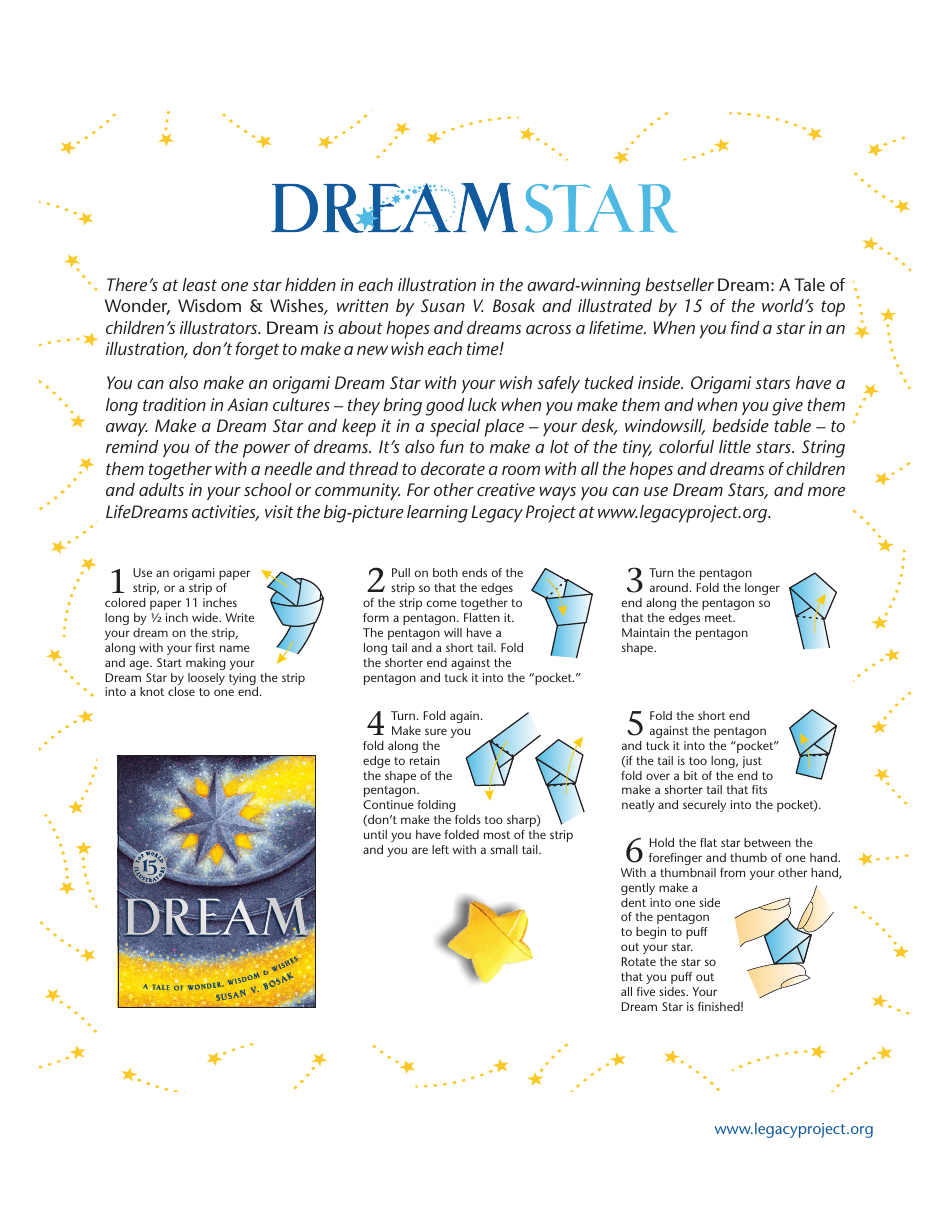 Origami Paper Star Download Printable PDF | Templateroller