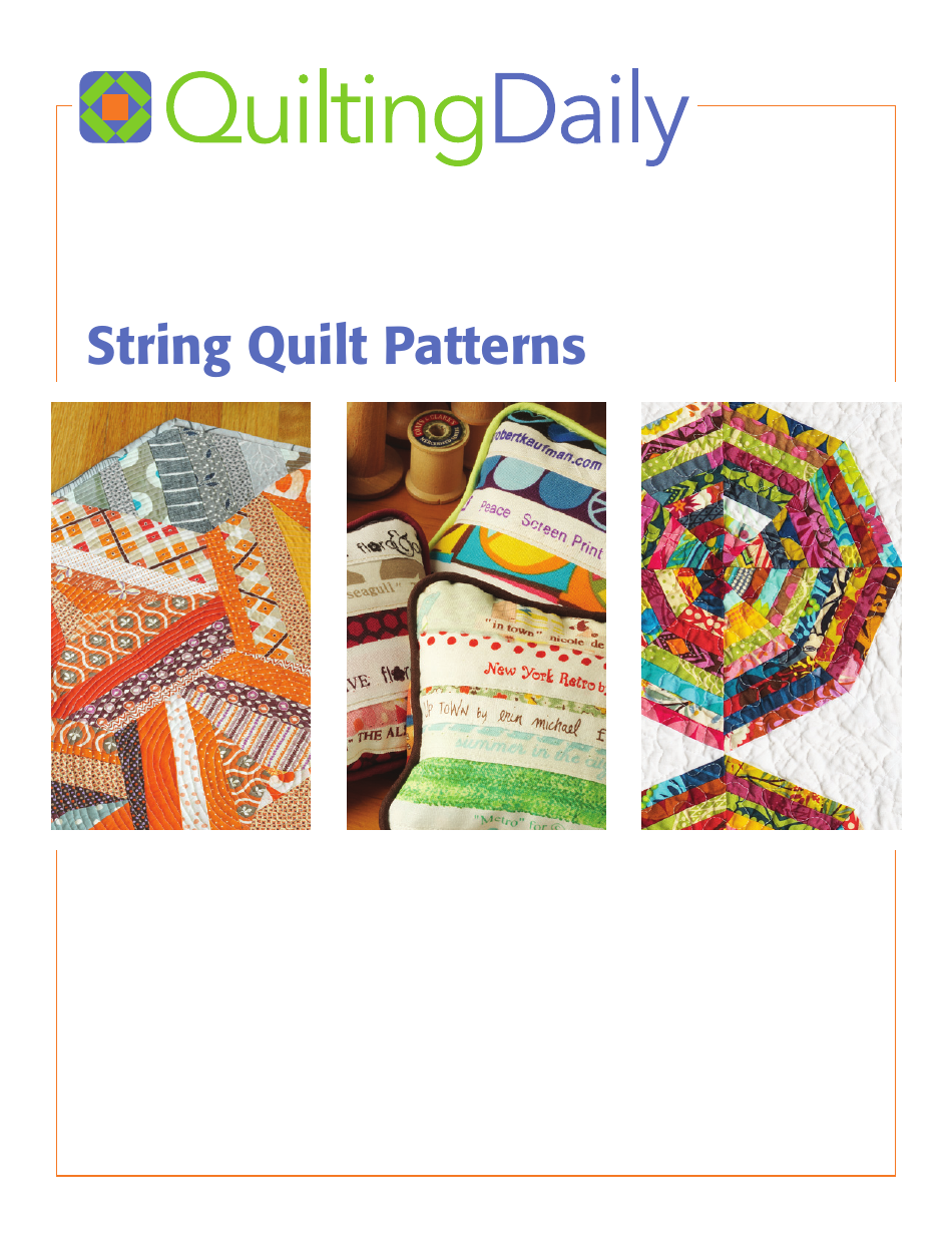 Hexagon Baby Quilt Template - F+w Media Download Printable PDF ...