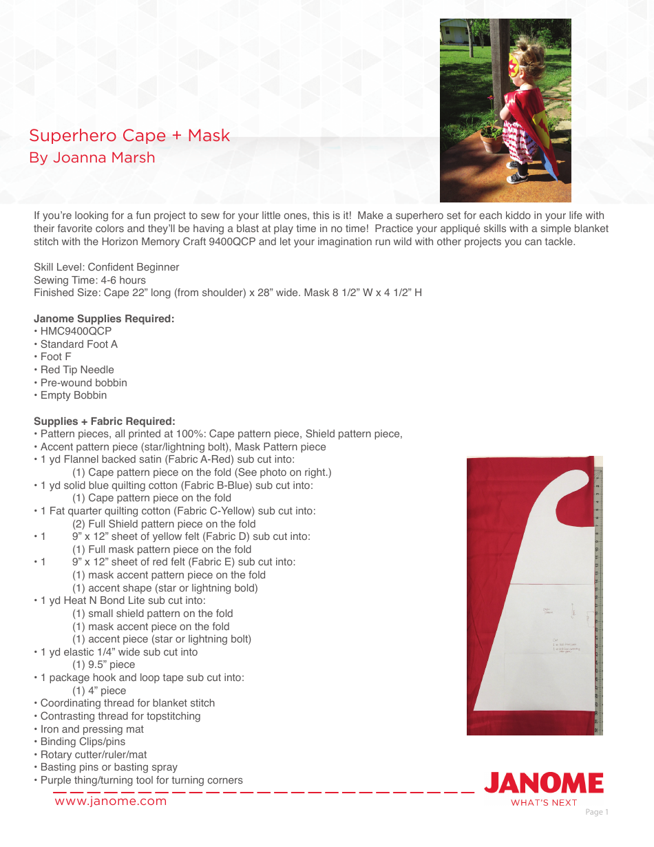 Superhero Cape & Mask Templates Download Printable PDF | Templateroller