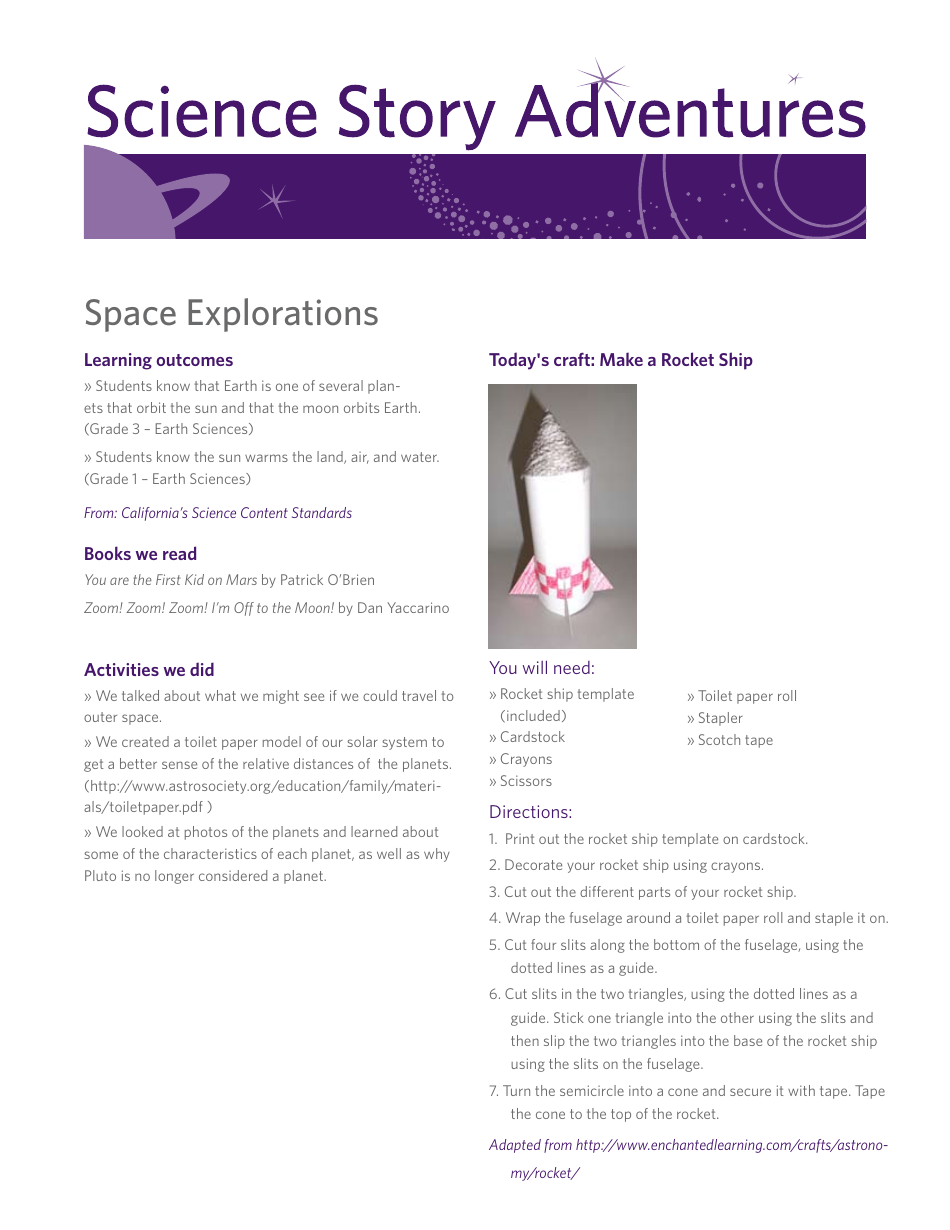 Rocket Ship Template Download Printable PDF | Templateroller