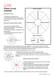 Flower Circuit Template Download Printable PDF | Templateroller