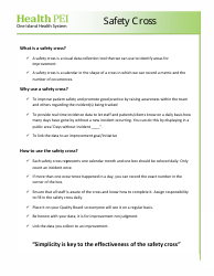 Prince Edward Island Canada Safety Cross - Fill Out, Sign Online and ...