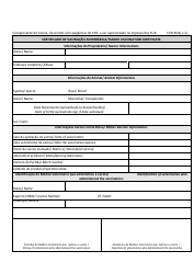 Form CVR-EUA - Fill Out, Sign Online and Download Fillable PDF, Brazil (English/Portuguese ...