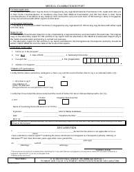 Singapore Medical Examination Report and Declaration - Fill Out, Sign ...