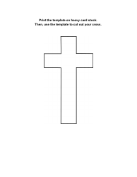 Cross Template - Small Download Printable PDF | Templateroller