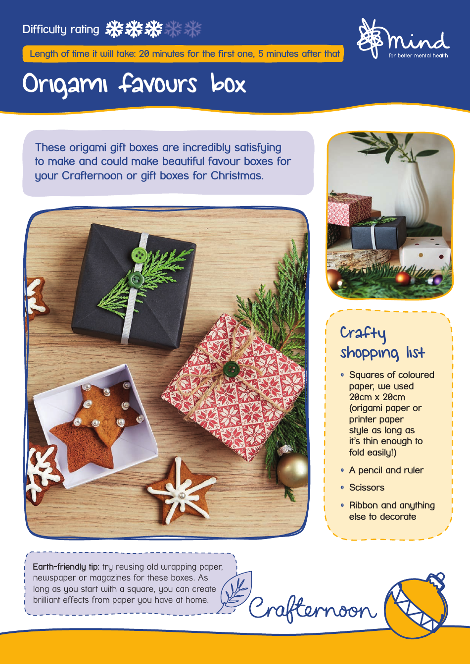 Origami Paper Favour Box Download Printable PDF | Templateroller